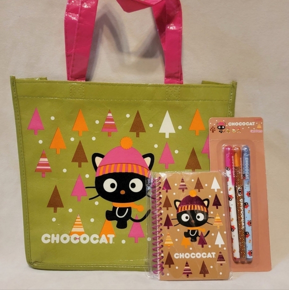 Sanrio | Office | Rare Chococat Winter Small Notebook Gel Pens Reusable ...